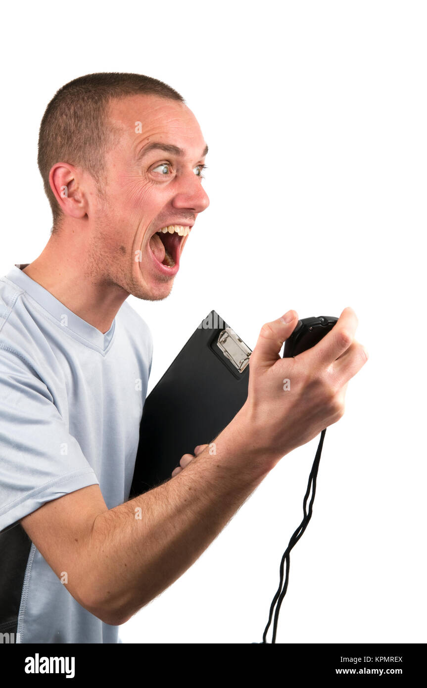 Encouraging Coach -6 Stock Photo - Alamy