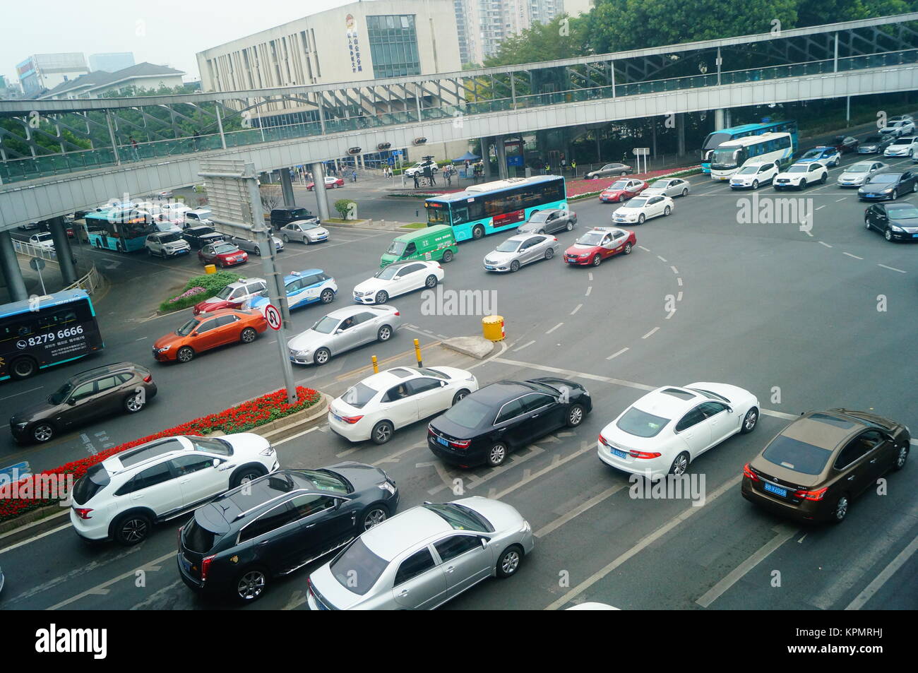 Traffic buildings in background shenzhen hi-res stock photography and ...