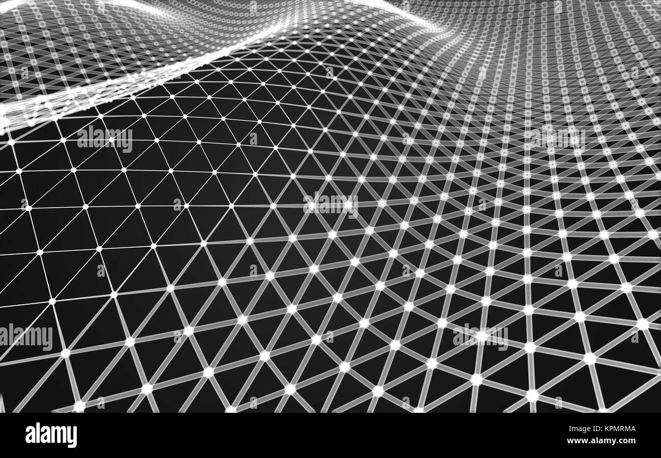 Abstract polygonal space low poly dark background Stock Photo - Alamy