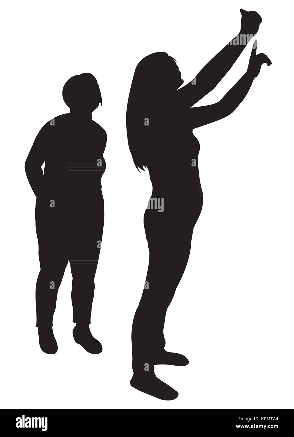 Selfie to self expression Cut Out Stock Images & Pictures - Alamy