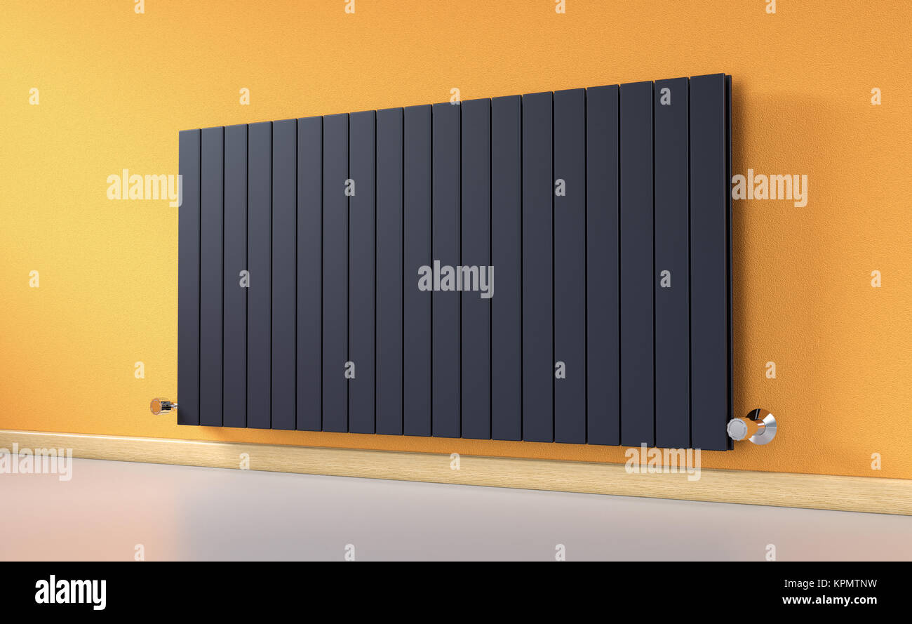 radiator in a room Stock Photo - Alamy