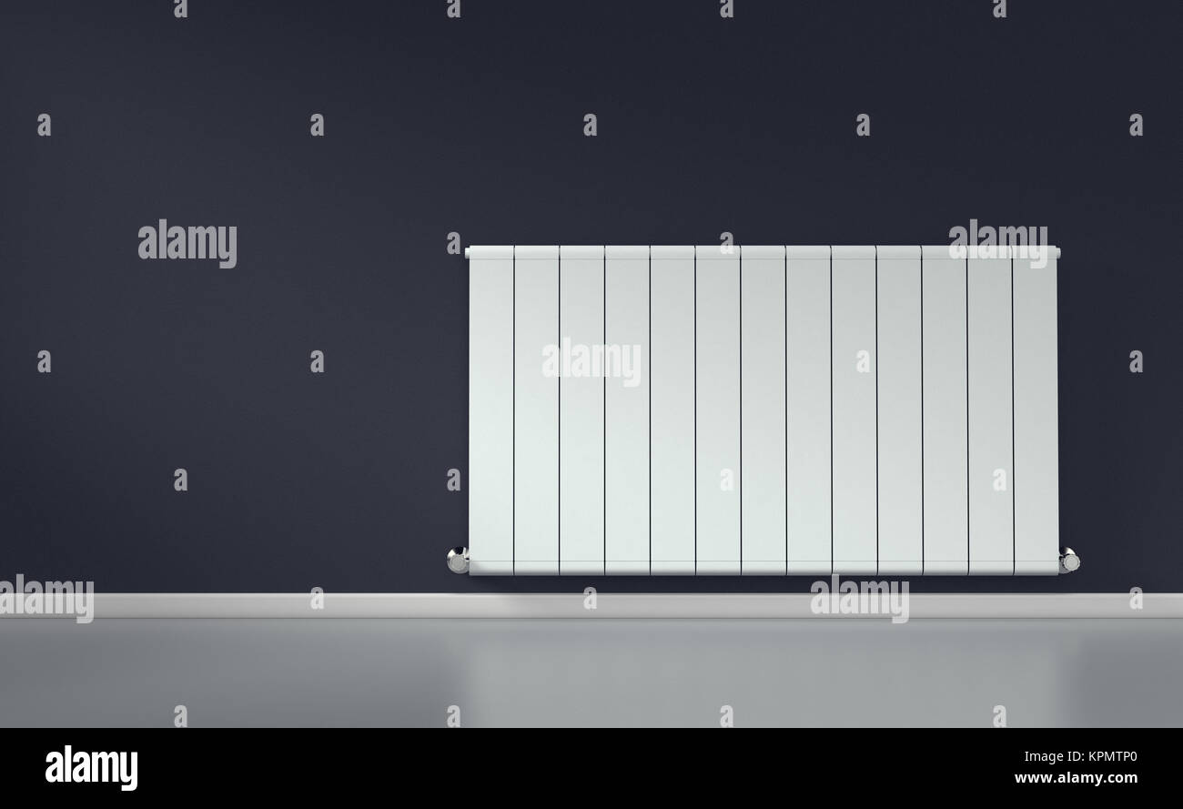 radiator in a room Stock Photo - Alamy