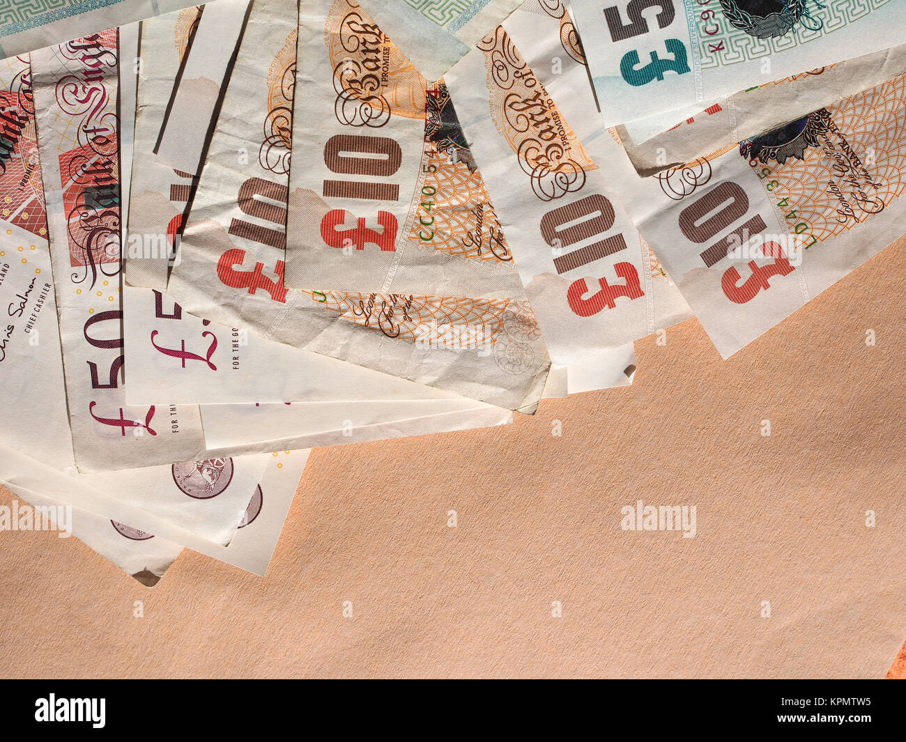 British Pound banknotes currency of the United Kingdom Stock Photo - Alamy