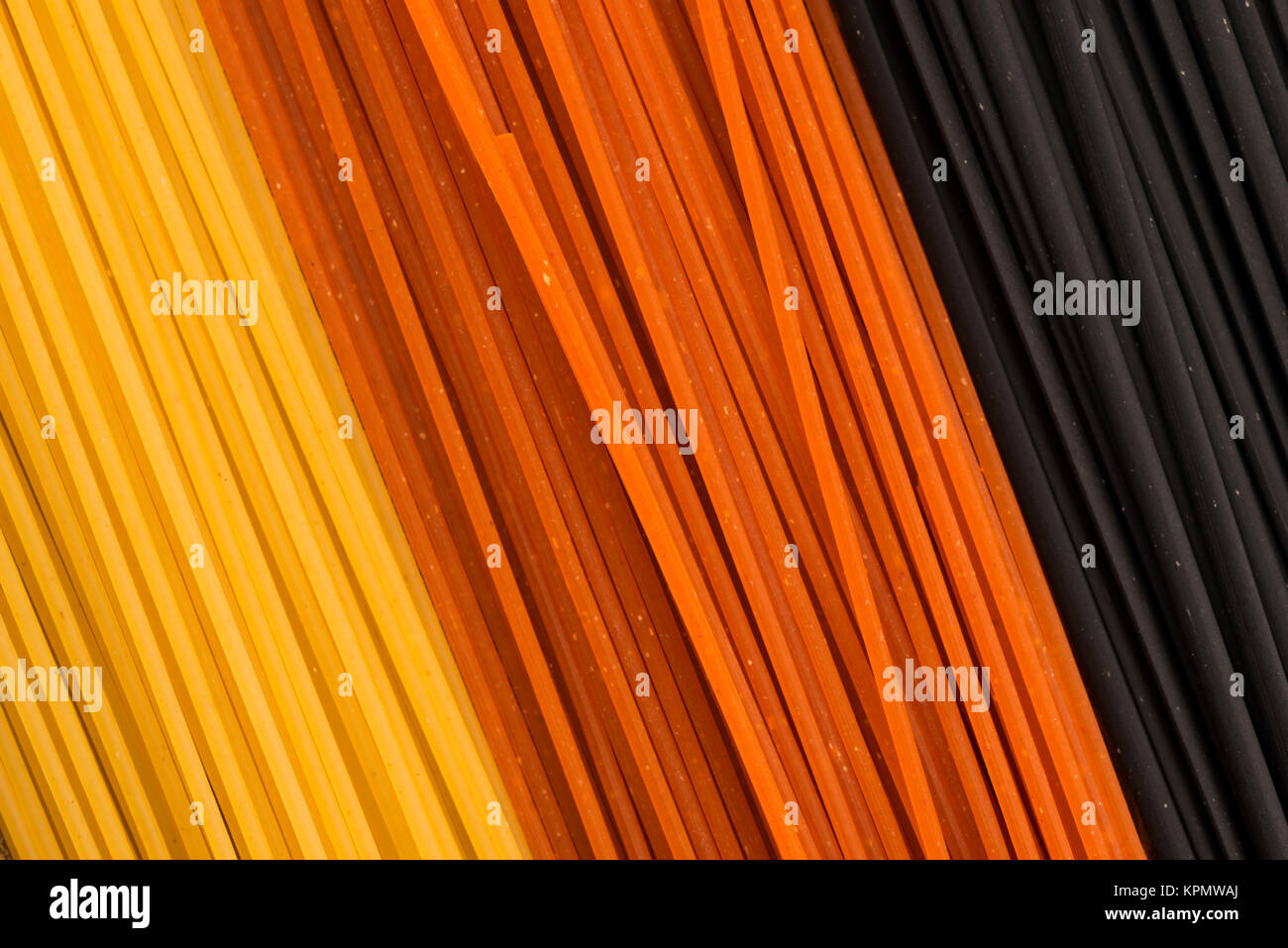 three colour pasta Stock Photo - Alamy