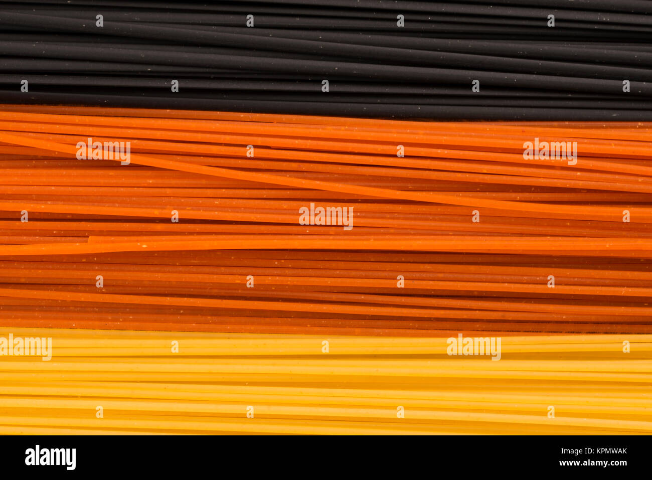 three colour pasta Stock Photo - Alamy