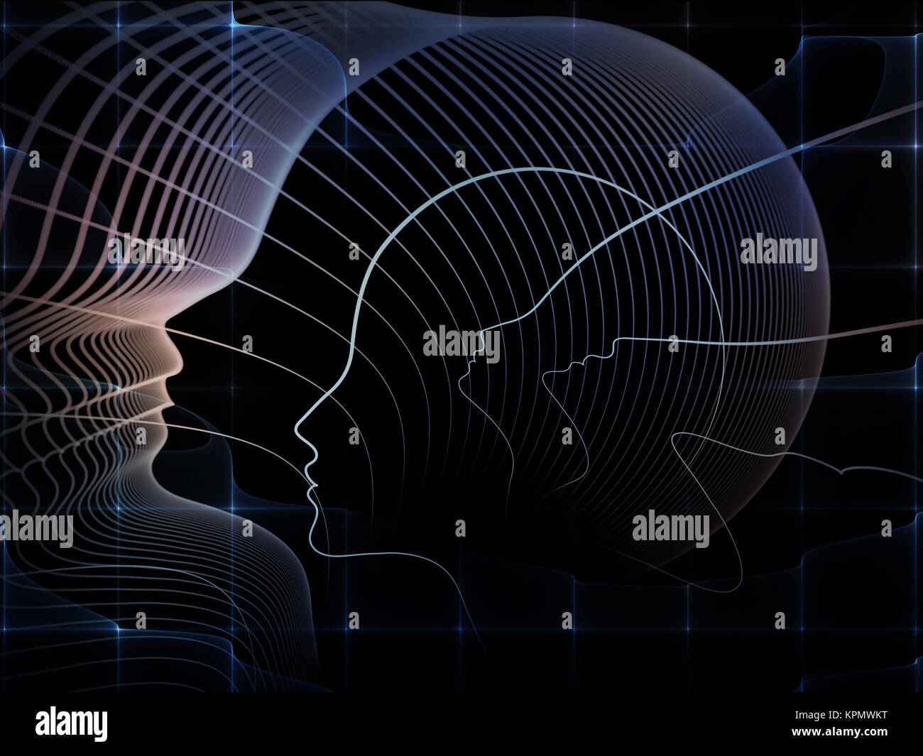 Conceptual Soul Geometry Stock Photo - Alamy