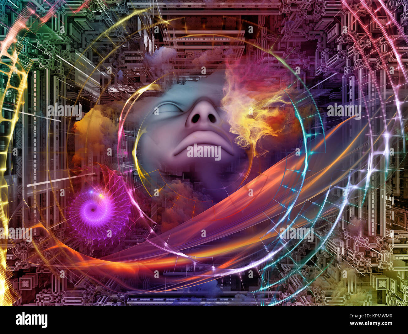 The World Is Mind Stock Photo - Alamy