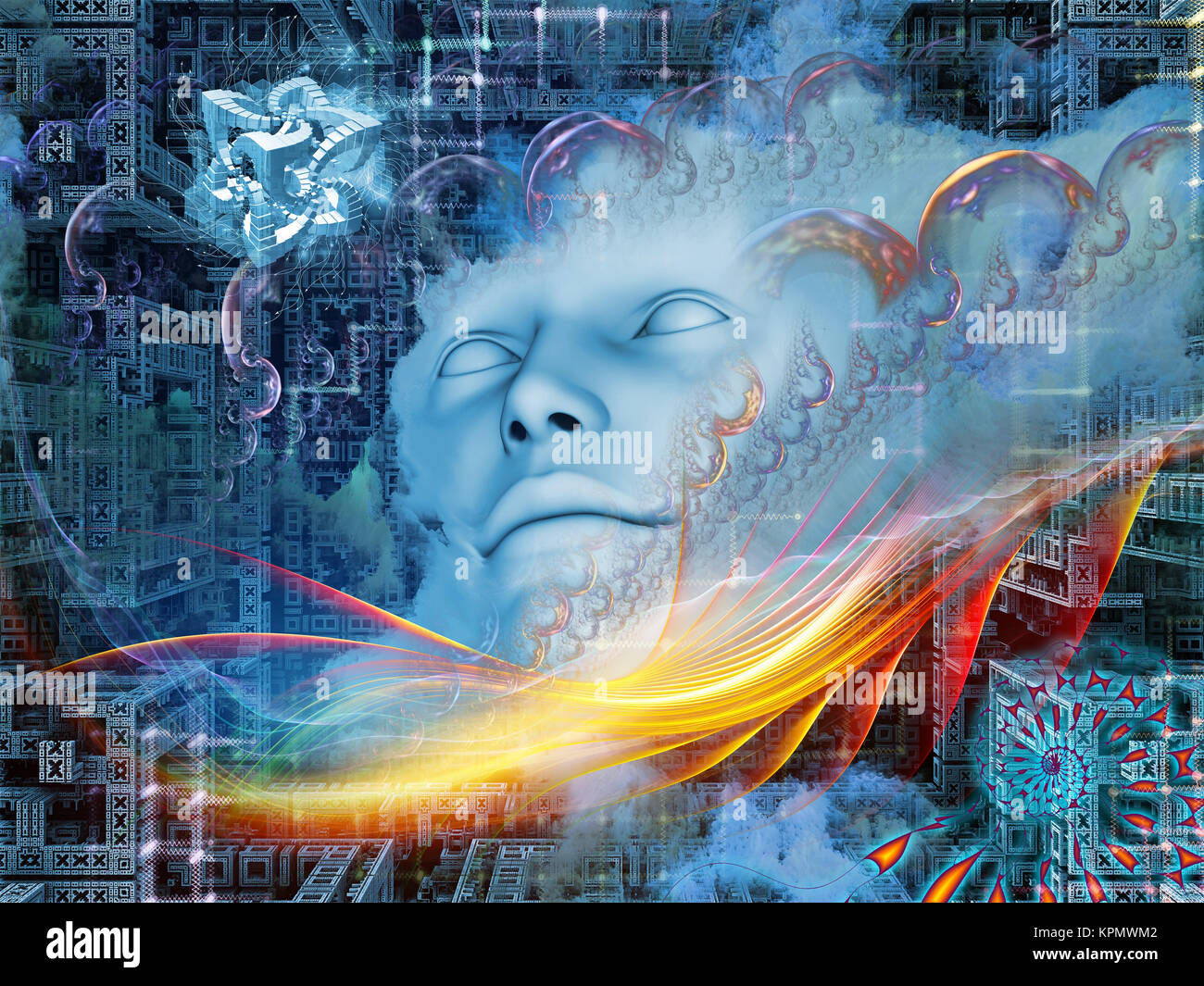 The World Is Mind Stock Photo - Alamy