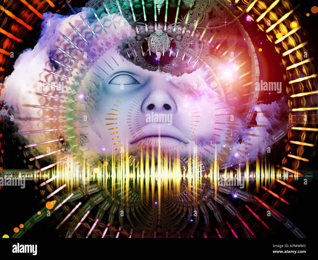 The World Is Mind Stock Photo - Alamy