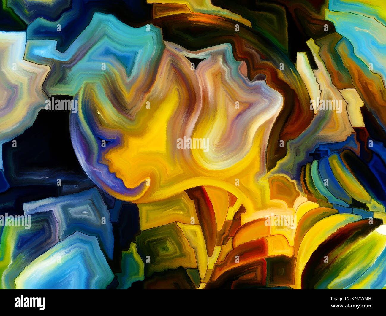 Realms of Inner Paint Stock Photo - Alamy