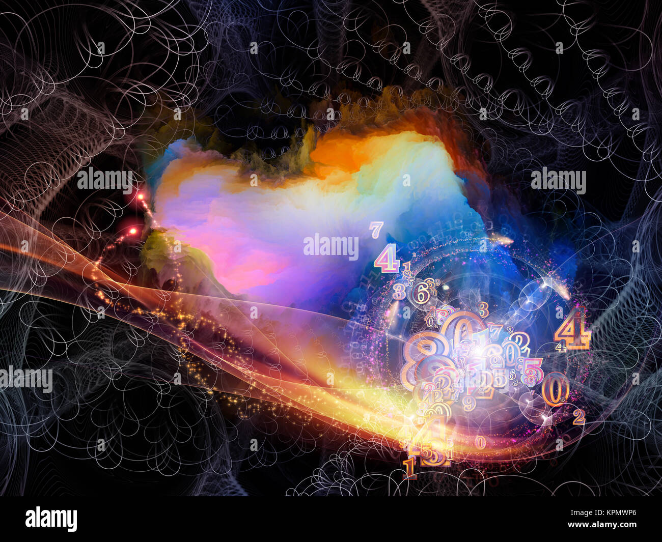 Stream of Abstract Visualization Stock Photo - Alamy