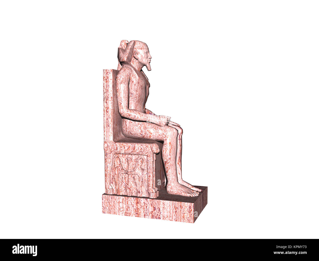 pharaoh released in stone Stock Photo - Alamy