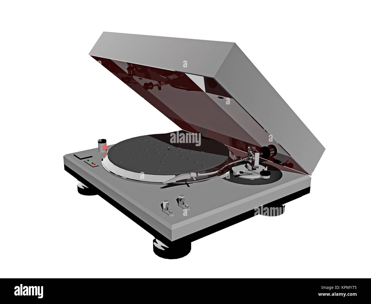 Turntable record player Cut Out Stock Images & Pictures - Alamy