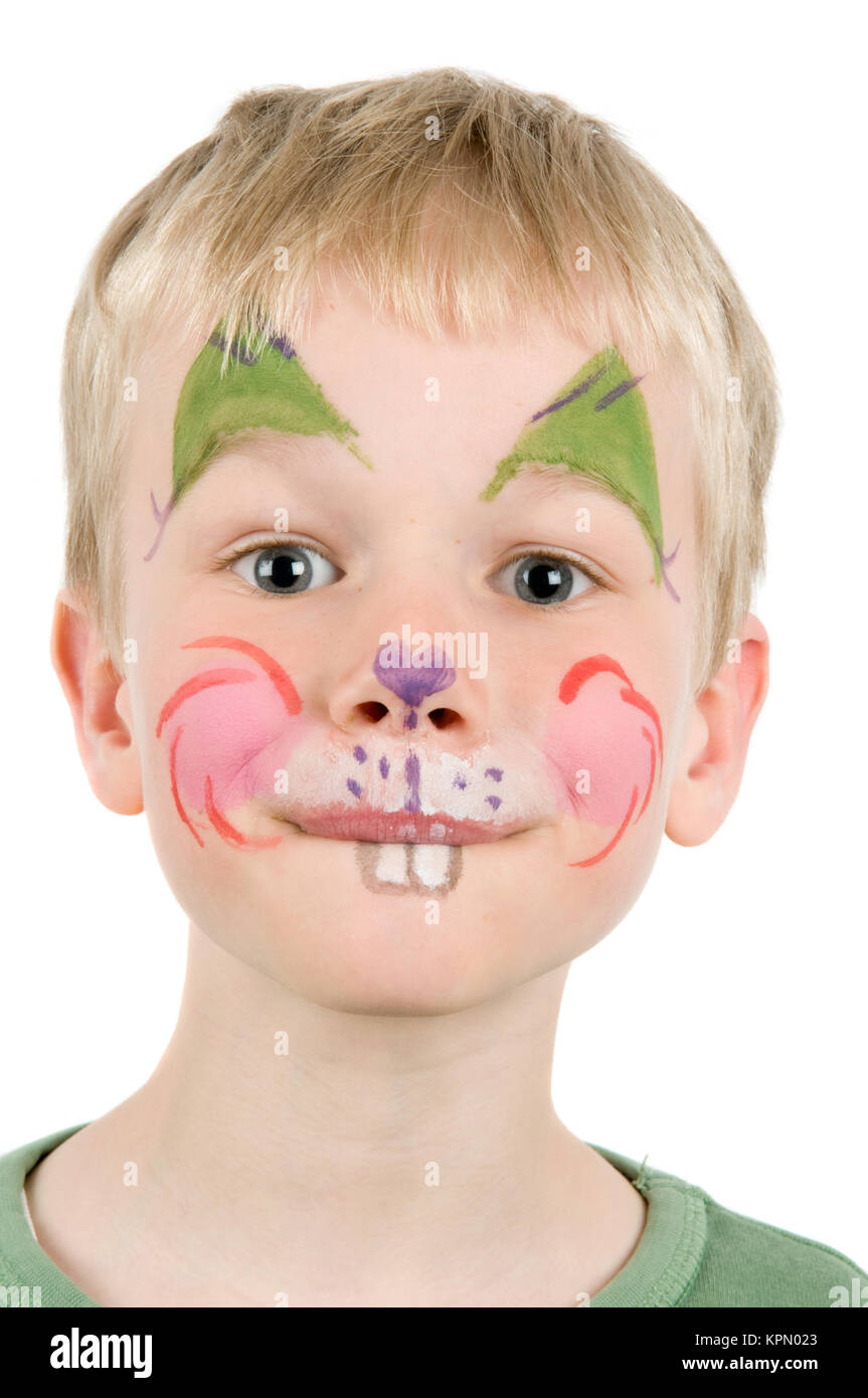 Rabbit Face Paint Man