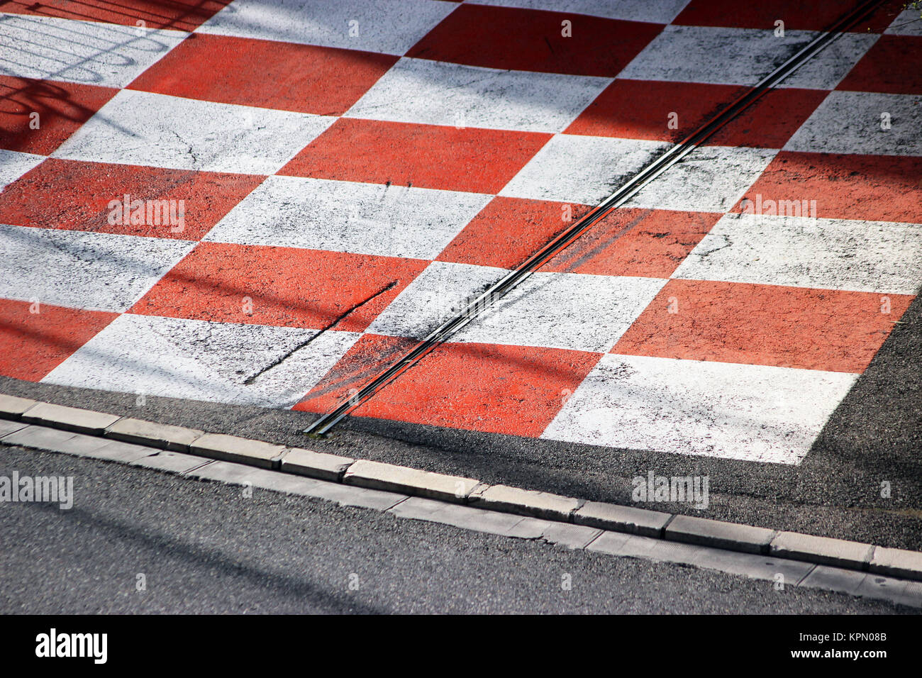 Car Race Asphalt in Monaco Stock Photo - Alamy