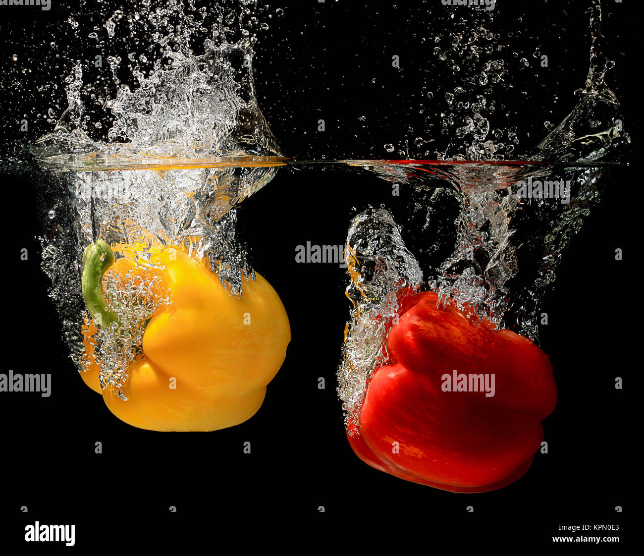 vegetables in water Stock Photo - Alamy