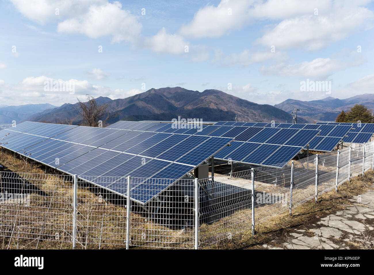 Solar Panel system Stock Photo - Alamy