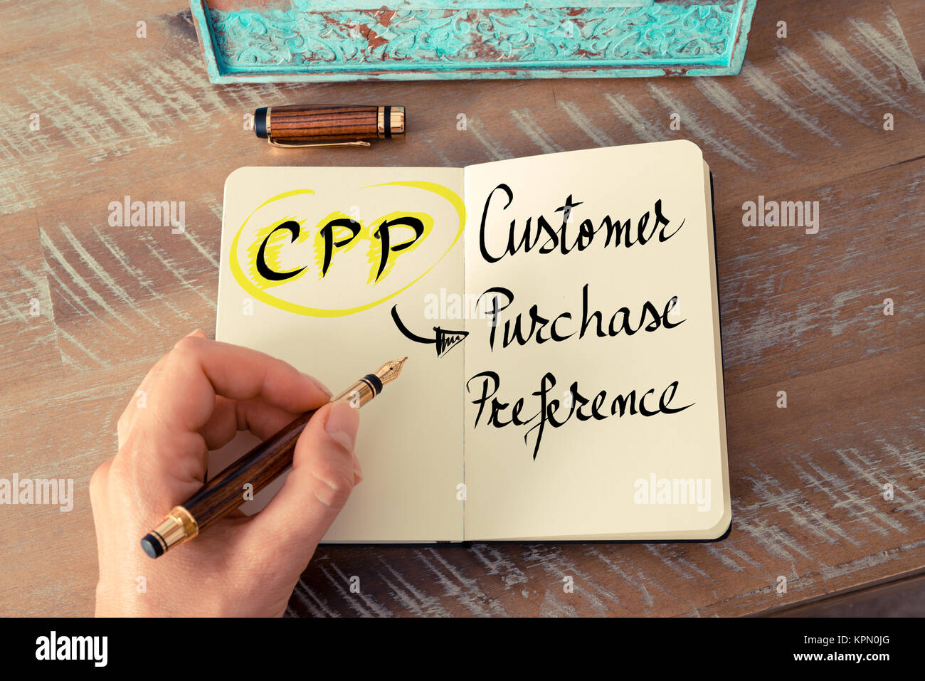 Acronym CPP as Customer Purchase Preference Stock Photo - Alamy