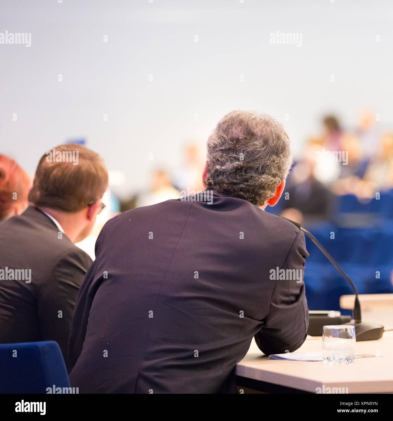 Speaker at Business Conference and Presentation Stock Photo - Alamy