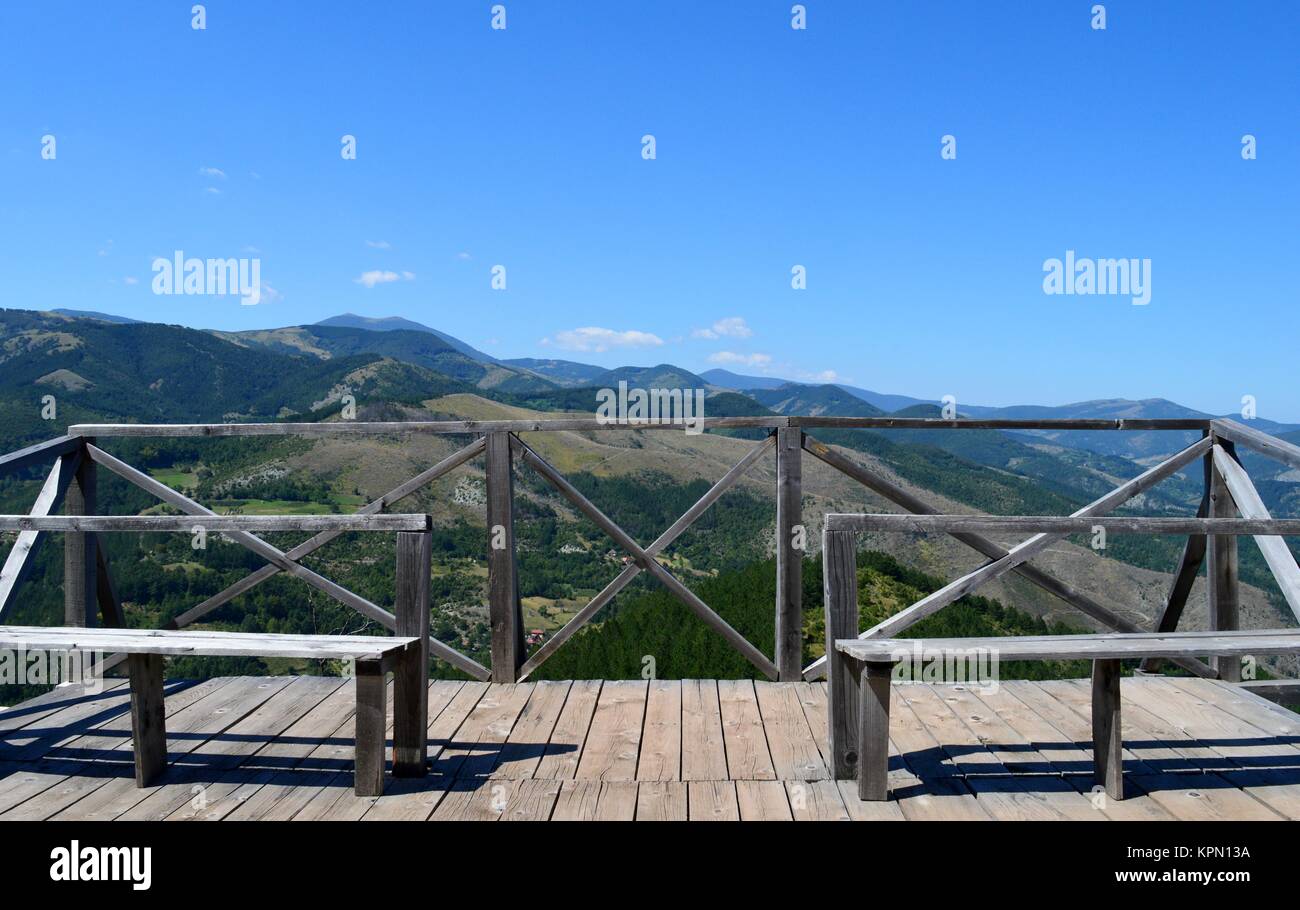 landscape from the lookout Stock Photo - Alamy