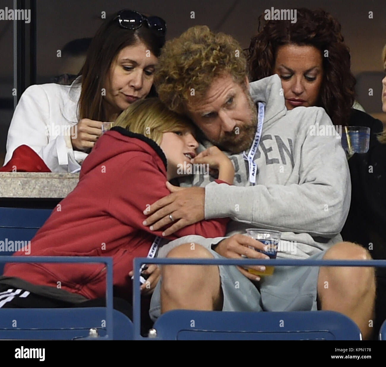 FLUSHING NY- AUGUST 29: Magnus Ferrell, Will Ferrell, Day Five of the ...
