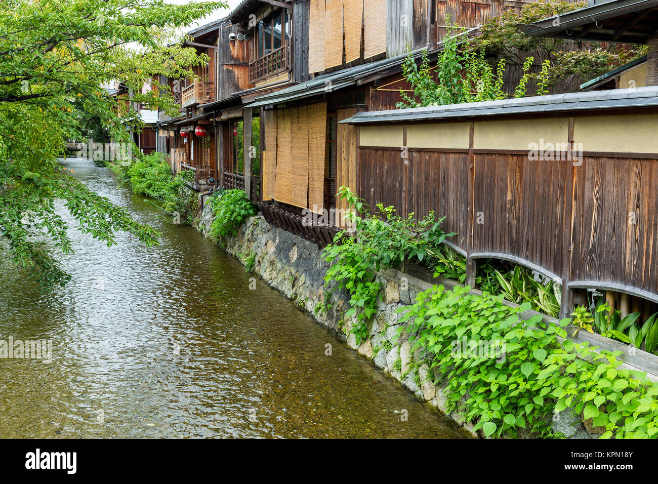 Japanese wooden house in Kyoto Stock Photo - Alamy