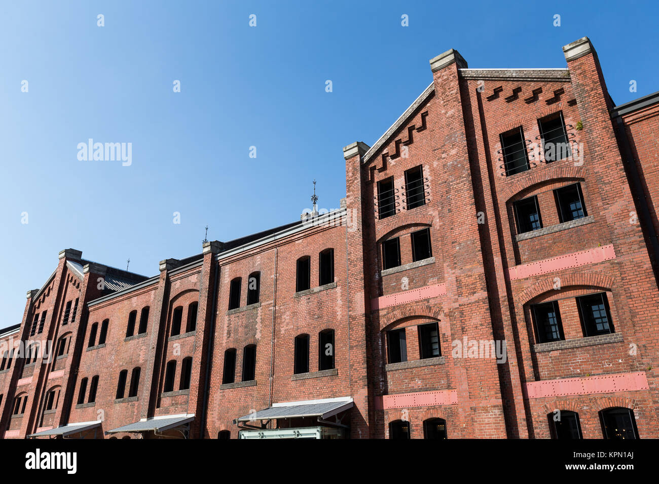 Yokoham red warehouse Stock Photo - Alamy