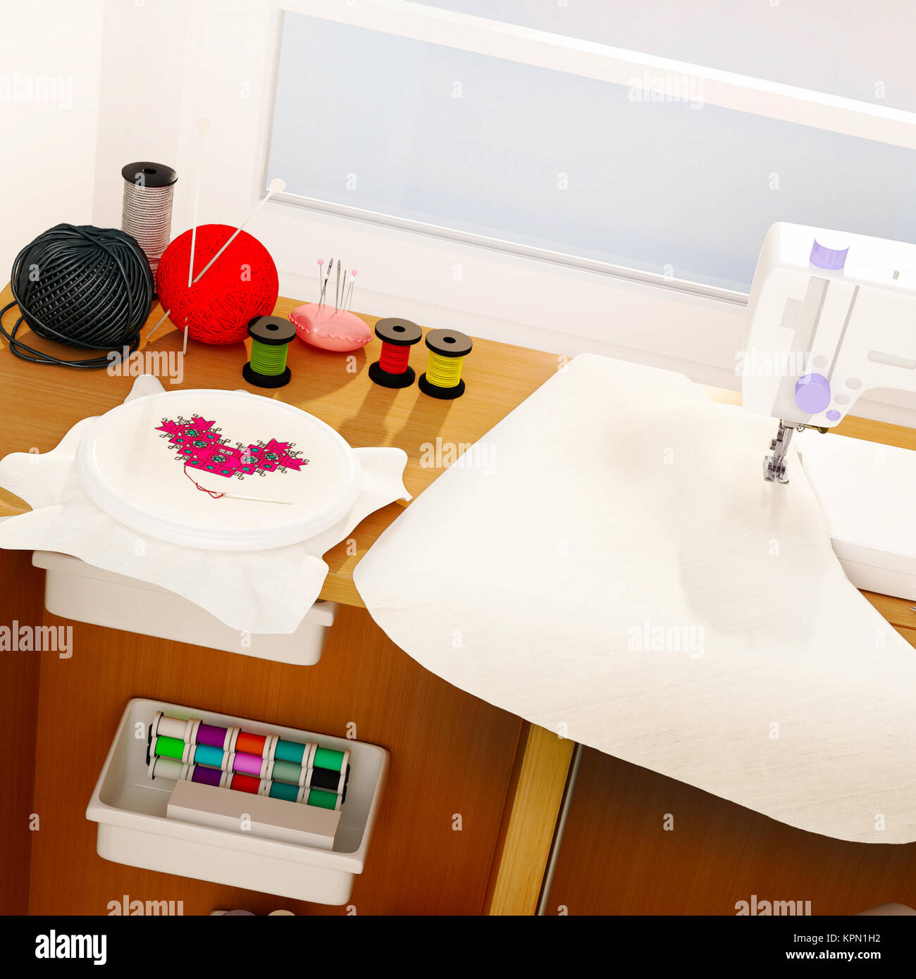 Garment making tools hi-res stock photography and images - Alamy