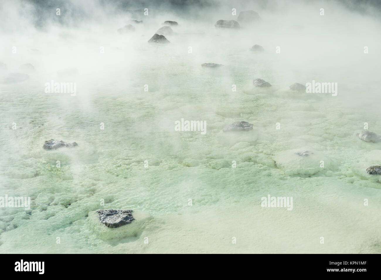 Hot spring in Japan Stock Photo - Alamy