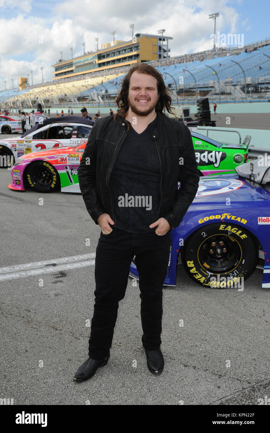 HOMESTEAD, FL - NOVEMBER 16: Caleb Johnson at the NASCAR Sprint Cup ...