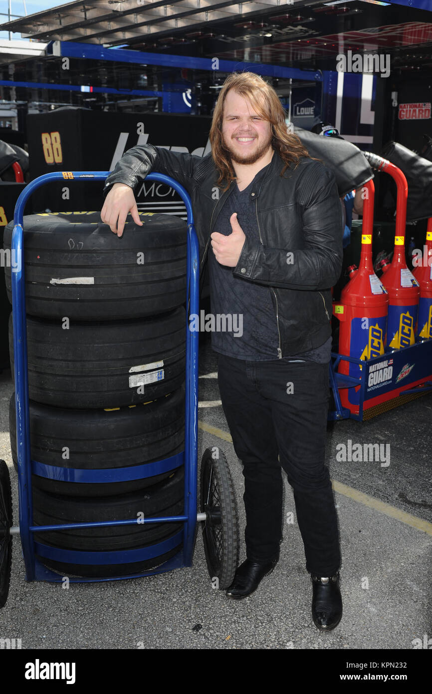 HOMESTEAD, FL - NOVEMBER 16: Caleb Johnson at the NASCAR Sprint Cup ...