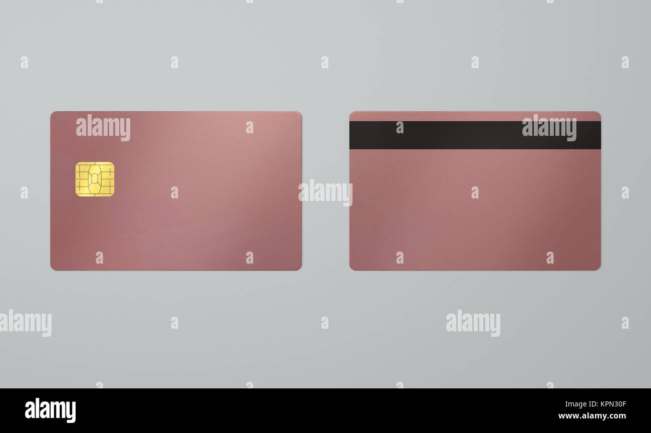 rose gold card with ic Stock Photo - Alamy