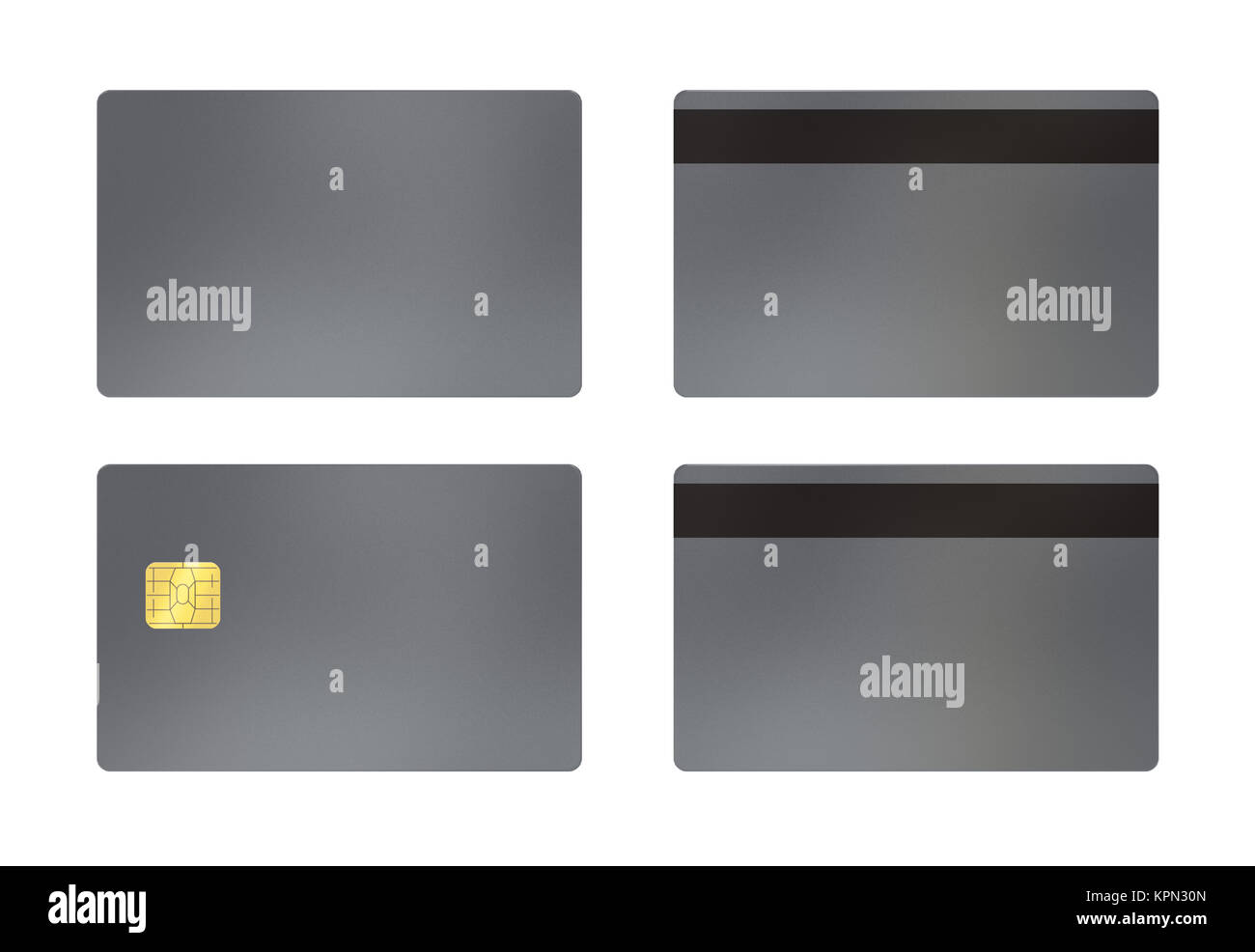silver card with white background Stock Photo - Alamy