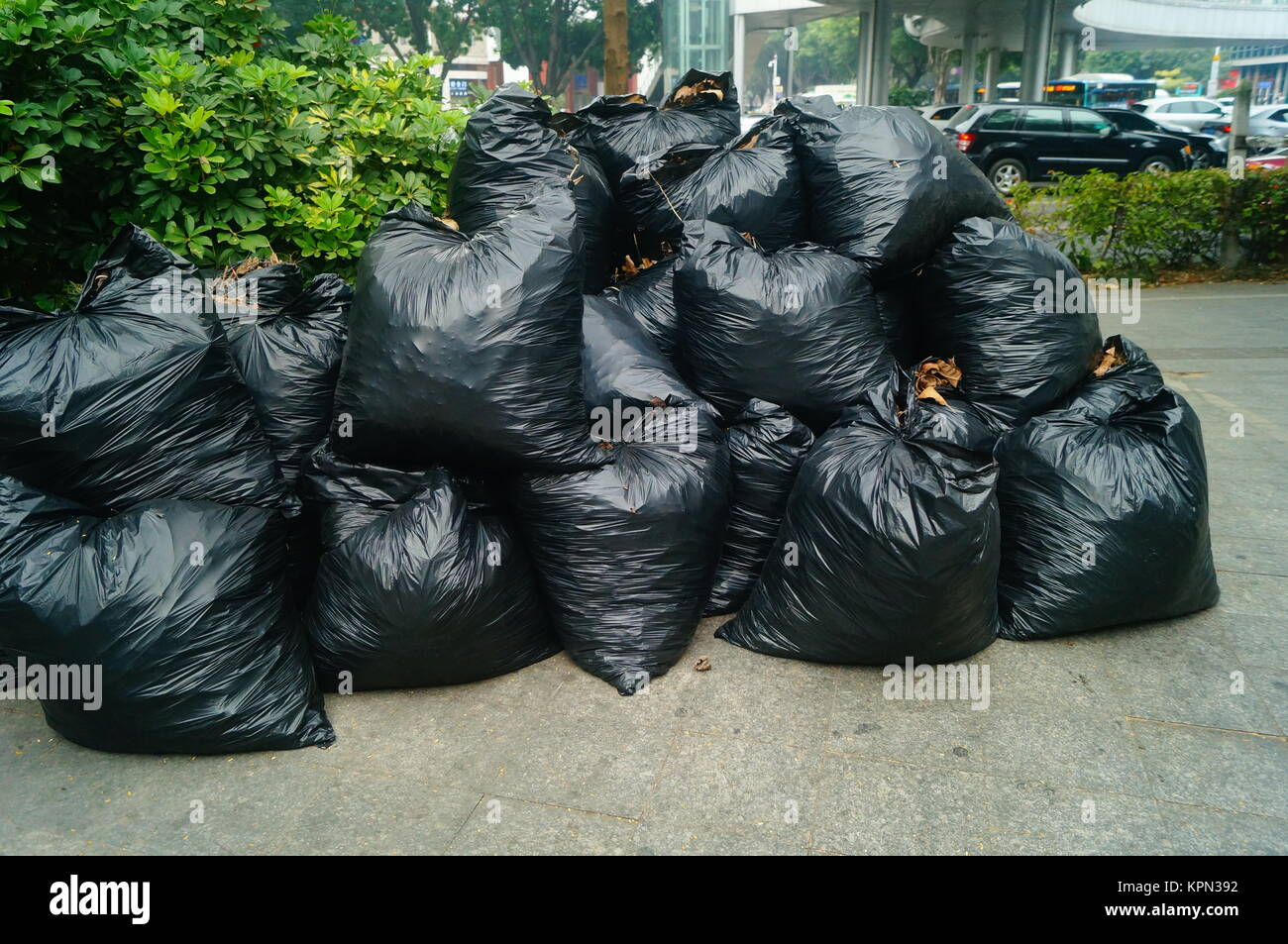 Piles of plastic bags hi-res stock photography and images - Alamy