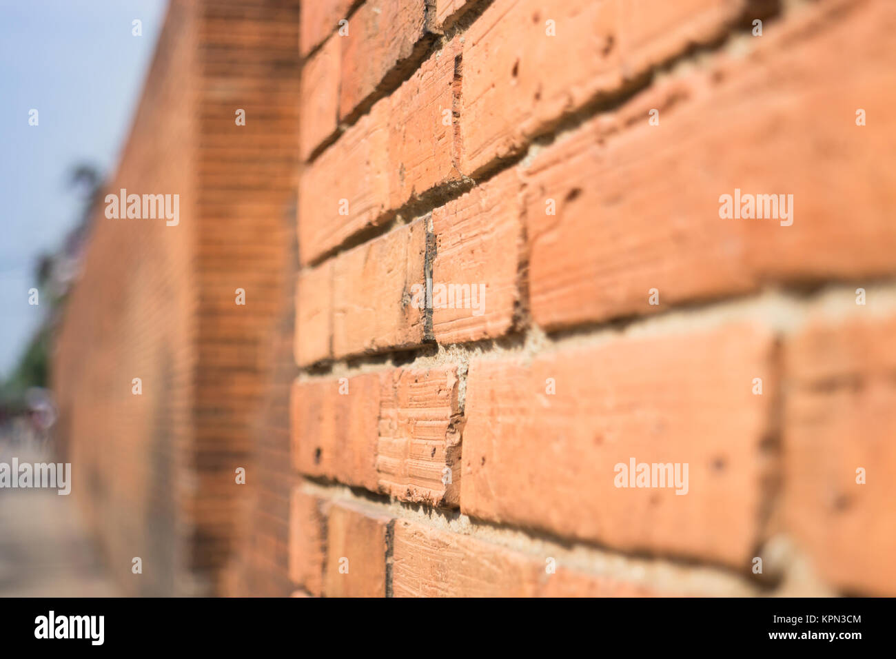 Side of the brick wall Stock Photo - Alamy