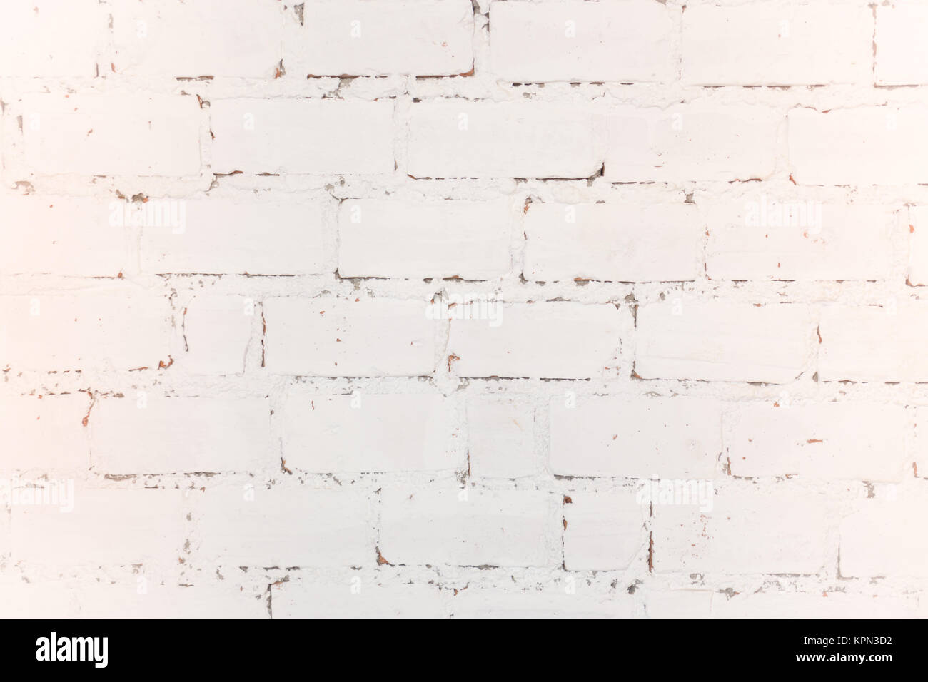White weathered texture brick wall background Stock Photo - Alamy