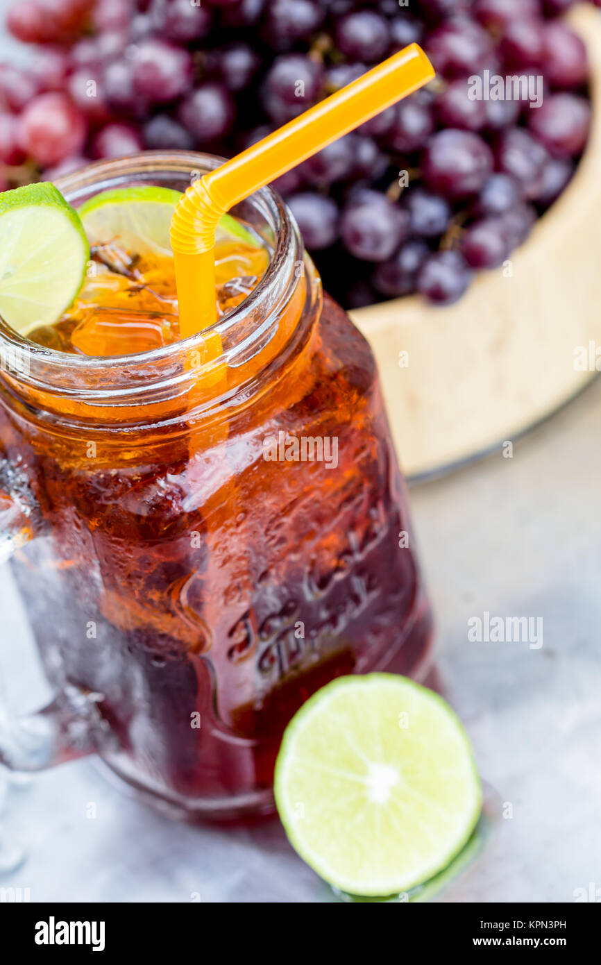 thai ice tea Stock Photo - Alamy