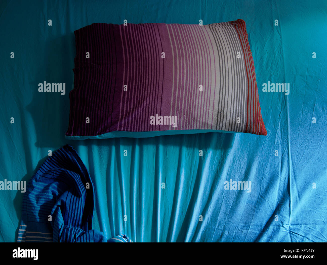 Empty Bed After Sleeping Stock Photo - Alamy