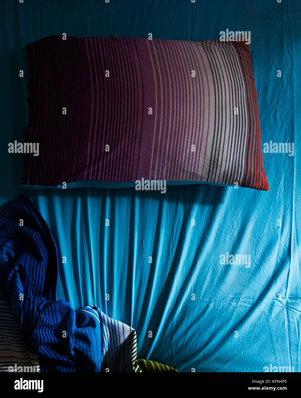 Empty Bed After Sleeping Stock Photo - Alamy