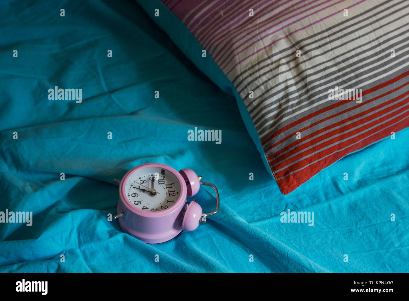 Empty Bed After Sleeping Stock Photo - Alamy