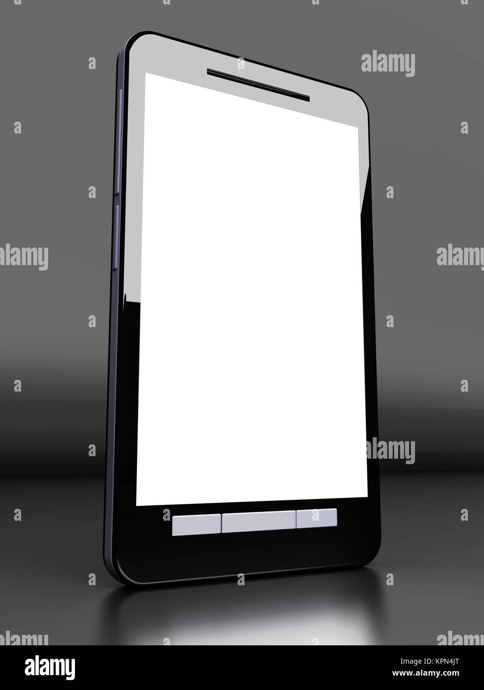 A modern Smartphone. 3D illustration Stock Photo - Alamy