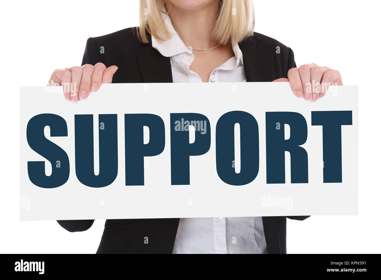 support support support in problem customer service business concept ...