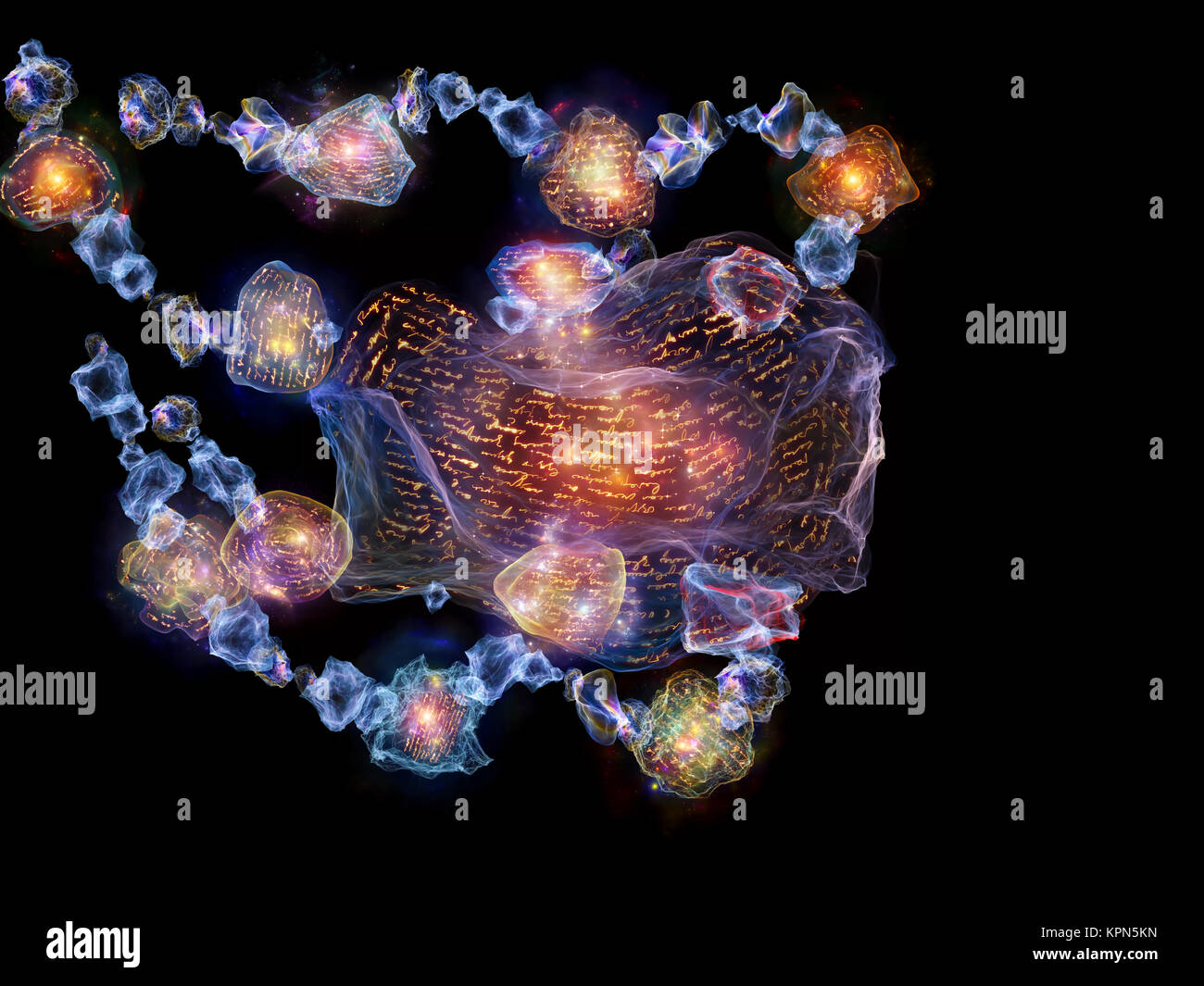 Vision of Poem Fragments Stock Photo - Alamy