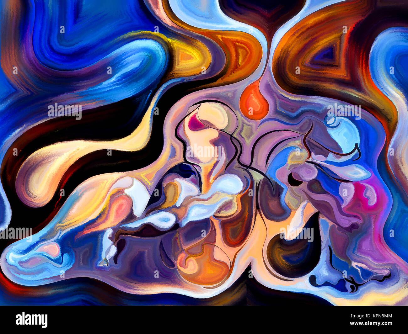 Energy of Ego Shapes Stock Photo - Alamy