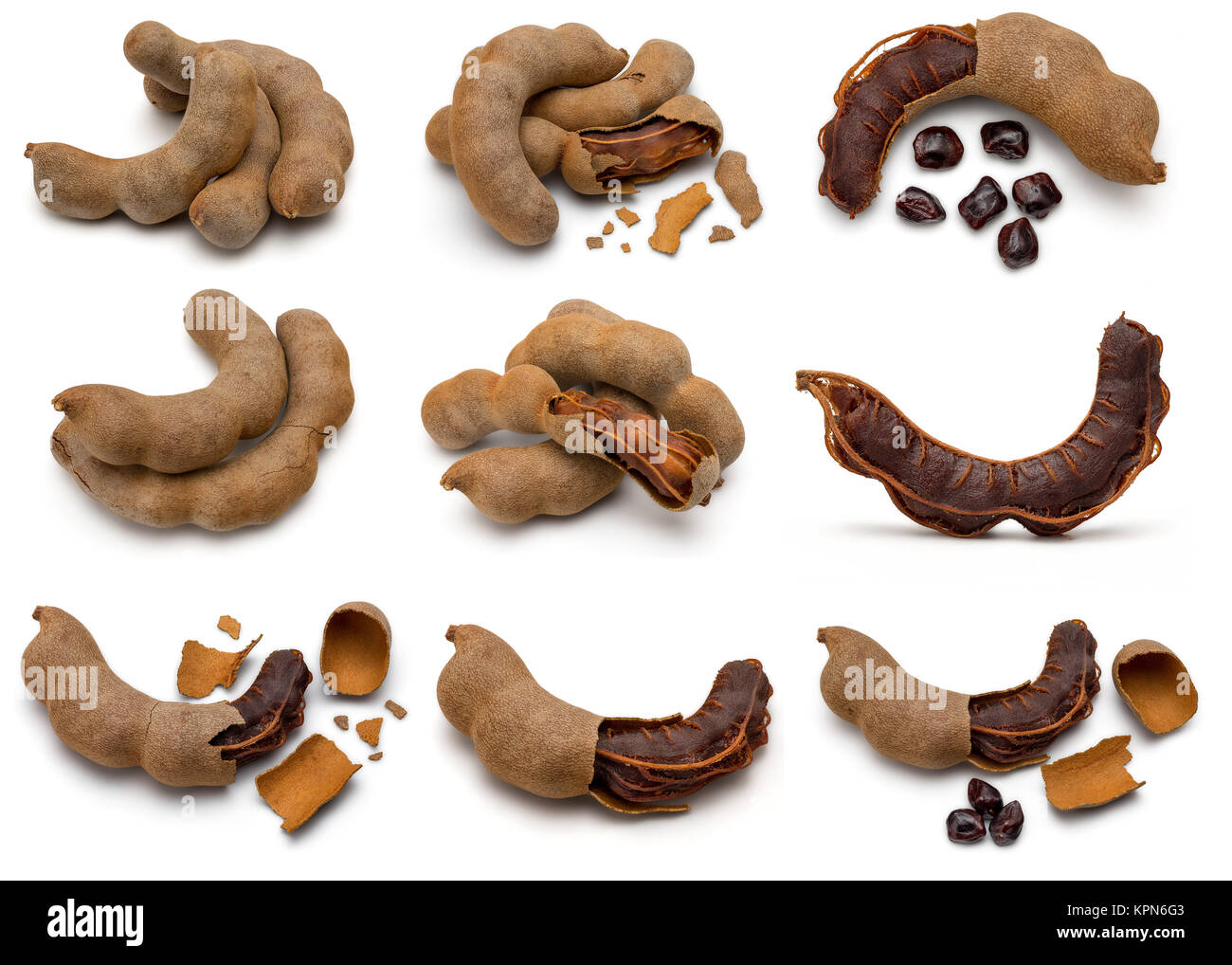 Dried Tamarind Fruit Stock Photo - Alamy