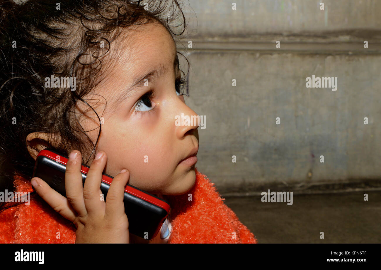 Baby Talking On Cell Phone