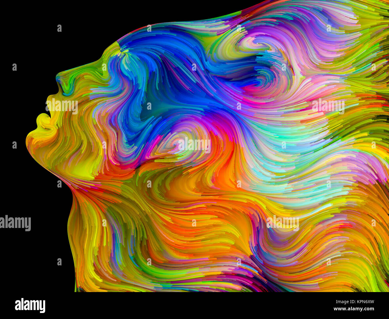 Magic of Painted Dream Stock Photo - Alamy
