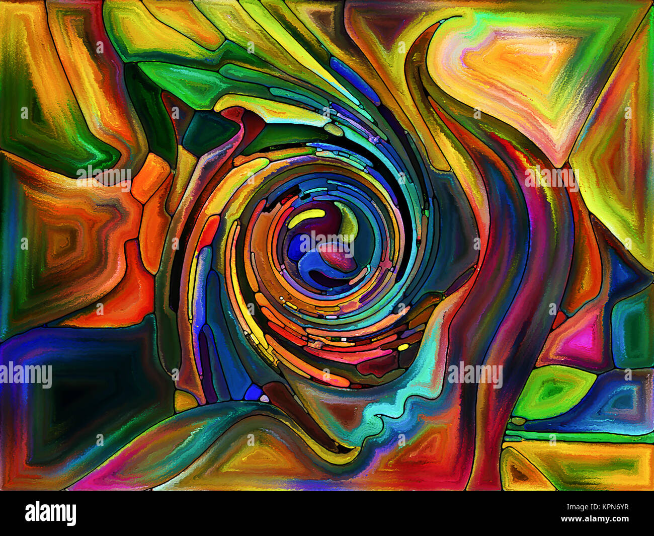 Advance of Fragmentation Stock Photo - Alamy