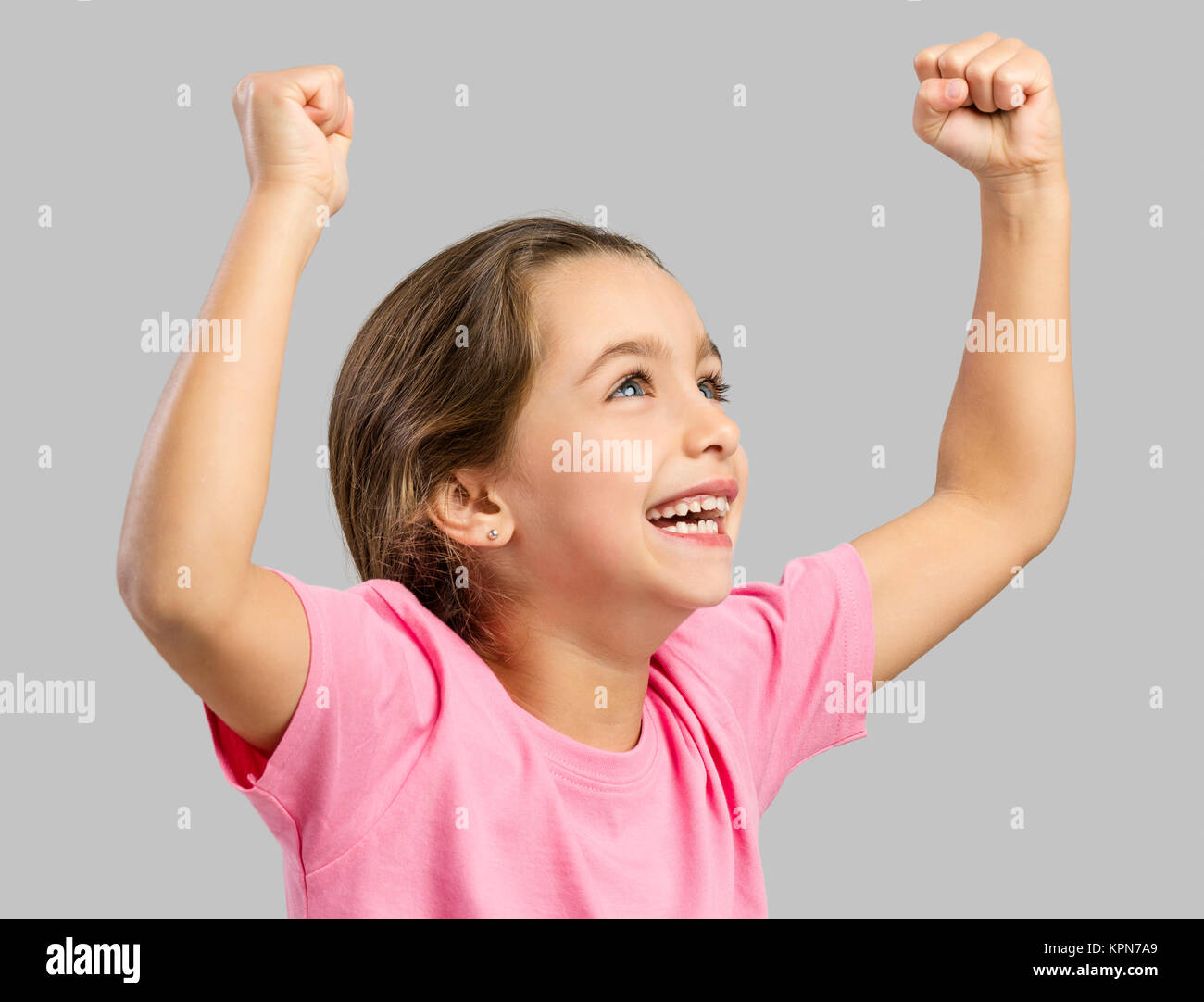 Happy little girl Stock Photo - Alamy