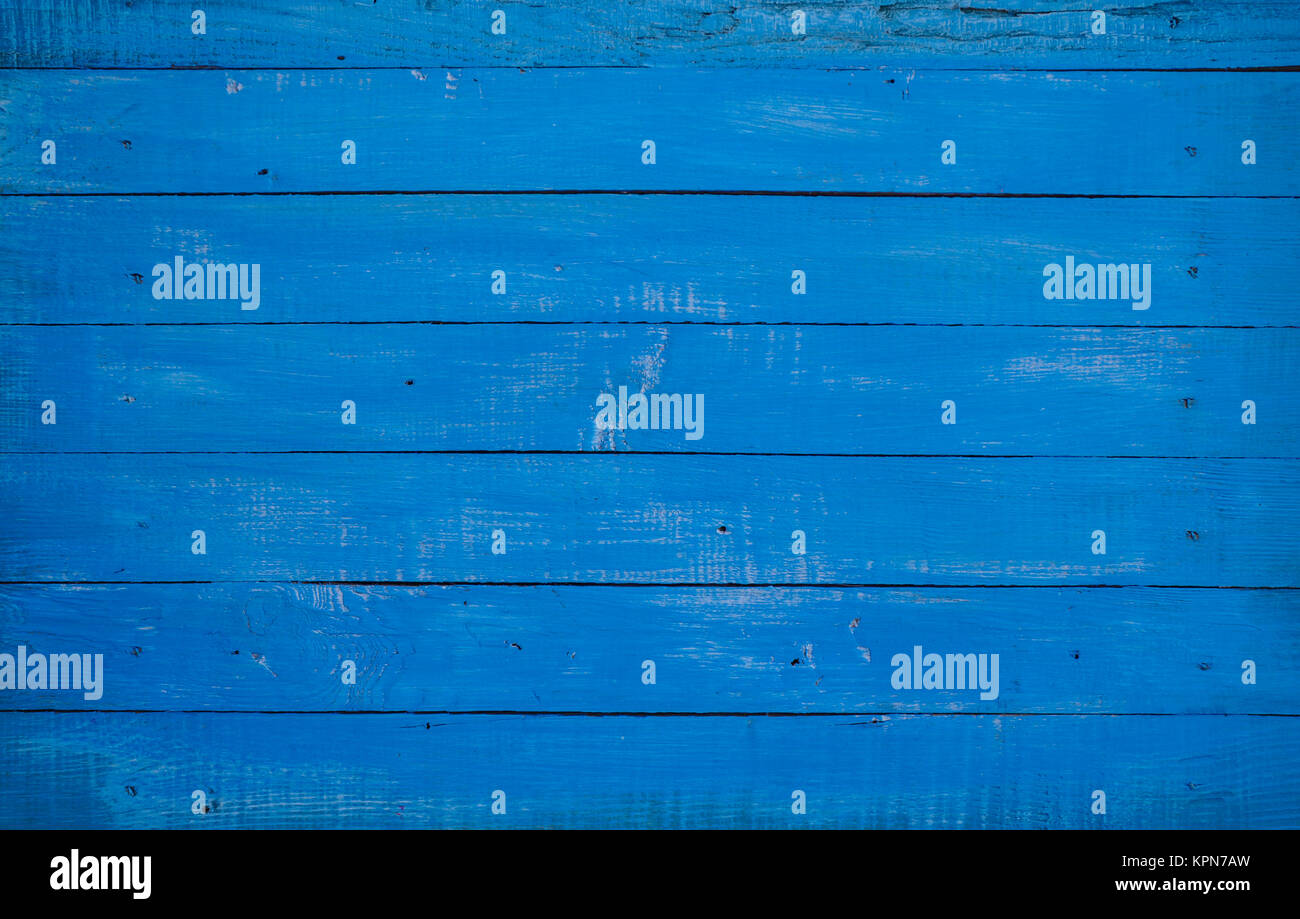 Wooden blue horizontal boards Stock Photo - Alamy